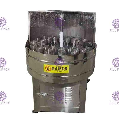 China 3000BPH Glass Cans Water Bottle Filling Machine With Semi Auto Rinser for sale