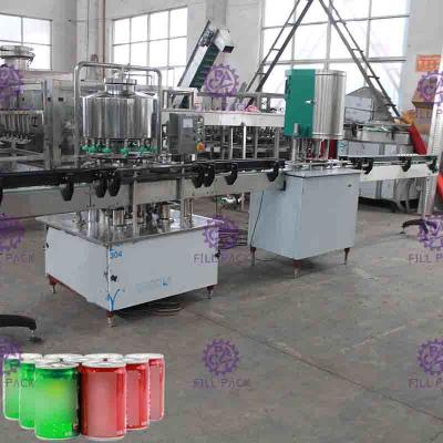 China 12 Heads Linear Rotary Can Filling Machine by buttons control for sale