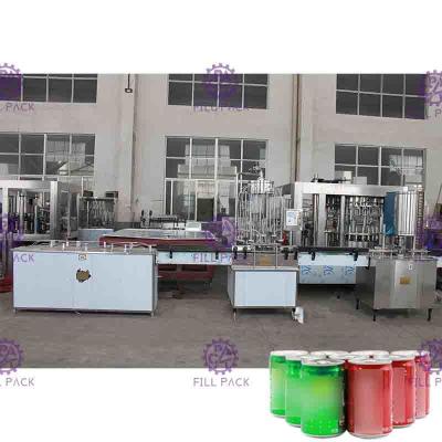 China SUS304 Juice Milk / Can Filling Line With Negative Pressure for sale