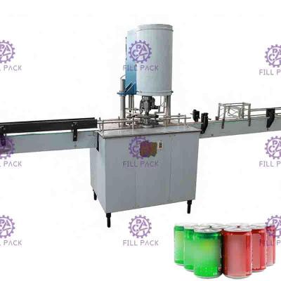 China 2300CPH Single Head Automatic liquid / solid Can Sealing Machine for sale