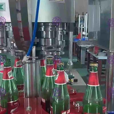 China Industrial 6 Heads Bottle Crown Capping Machine , Crown Cap Bottle Sealing Equipment for sale