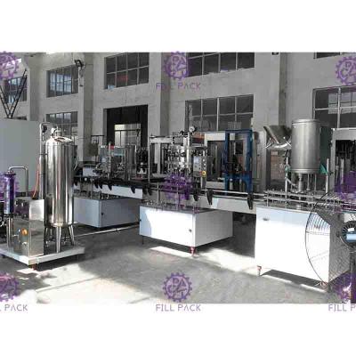 China Automatic 2000BPH Linear CSD Filling Machine Easy Operation for sale