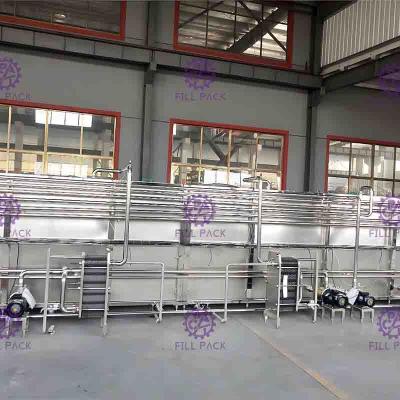 China Hot Filling Line Bottle Packing Machine Sterilizer Steam Heating Insulation Layer for sale