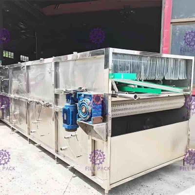 China Electric Sterilizer Bottle Packing Machine System , Engineering Plastic Belt Recycling Tank System for sale