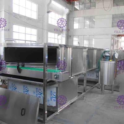 China Can / Bottled Juice Cooling Sterilizer Bottle Packing Machine For Beverage Making Machine for sale