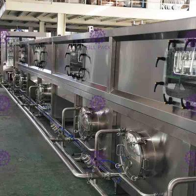 China Glass Bottled Juice Cooling Machine 36℃ - 85℃ For Hot Filling Machine for sale