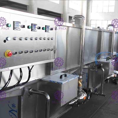 China Beverage Processing Plastic Bottled Juice Cooling Sterilizer 80 - 60 ℃ for sale