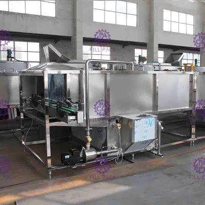 China Pure Water Spray Bottle Packing Machine Sterilizer Ice Tea Cooling Machine for sale