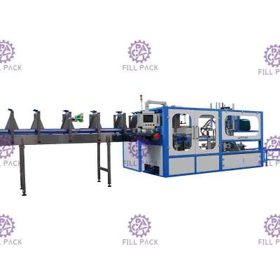 China Double row automatic Bottle Packaging Machine for film wrapping shrink for sale