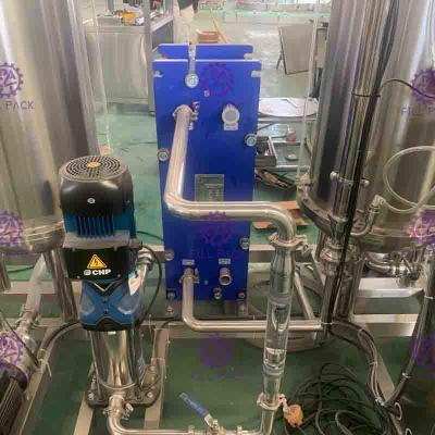China 3000L Three Tanks Coke Cola Carbonated Drink Mixer for soft drink processing line for sale