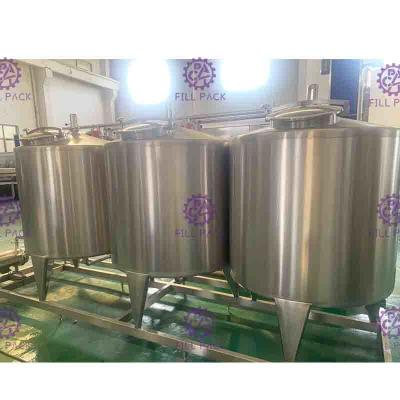 China CIP Cleaning System Soft Drink Processing Line Semi Auto With 500L Tank for sale