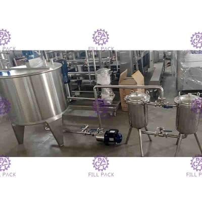 China Beverage Tea 3000L/H Juice Preparation Equipment Plant System Blended Litchi Flavored for sale