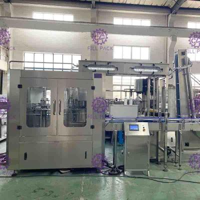 China Monobloc Pet / Plastic Bottle / Bottled Drink Beverage Tea Juice Filling Machine / Equipment / Plant / System / Line for sale