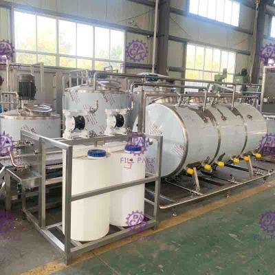China Flavored Beverage Juice Mixing Processing Line 7000L/H With UHT Plate Sterilizer for sale