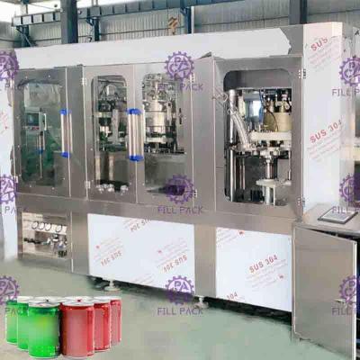 China Electric 2 in 1 Can Filling Line for sale