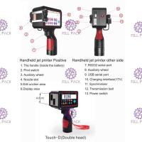 China 600dpi Handheld Batch Coding Printer Portable Handheld Inkjet Date Code Printer for Bottles and Cartons for sale