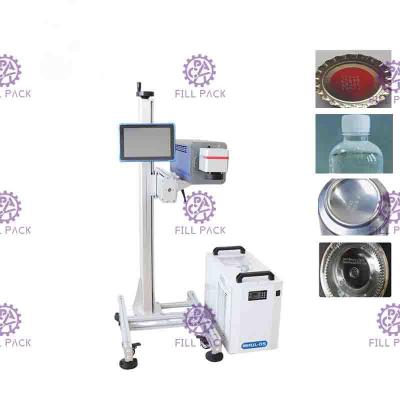 China 1KW air Cooled Laser Date Printing Line / Plant / Unit for Drink Bottles for sale