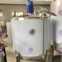 China 200L Double Layer Sugar Melting Pot with 18kW Heating and 0.55kW Mixing Motor for Fruit Juice Processing for sale