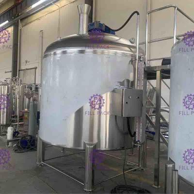 China 2000L Stainless Steel Mixing Tank For Juice Processing Equipment for sale