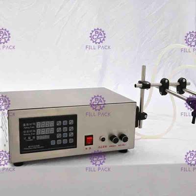 China Semi Automatic Oil Liquid Water Filler Horizontal Magnetic Pump Alcoholic Beverage Bottling for sale