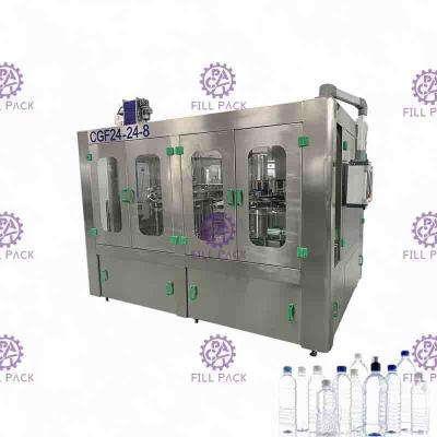 China Non gas Full Automatic 3000BPH PET Mineral Water Bottling Machine for sale