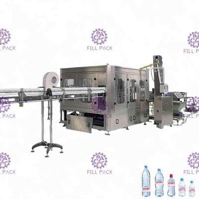 China Plastic Bottle Pure Water Washing Filling Capping Machine Line for sale