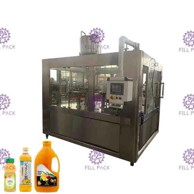 China 5000BPH Monoblock Automatic Hot Filling Machine Plastic Bottle Fruit Orange Juice Filling And Capping Machine equipment for sale
