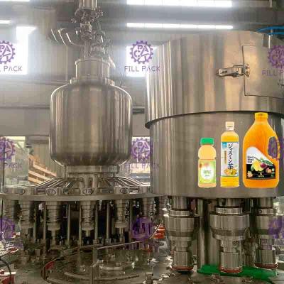 China Monoblock 3 in 1 Hot Filling Machine suitable for juice bottling for sale