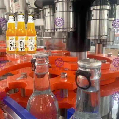 China Air Lifting Beverage Filling Equipment 12000BPH With Metal Caps for sale