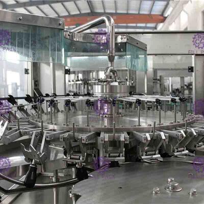 China 6000BPH Juice Filling Machine with back flow system with PLC sontrol for sale
