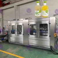 China 0.3L High Viscosity Juice Filling Machine with Automatic Capping - 6000-8000 BPH Capacity, PLC Control System for sale