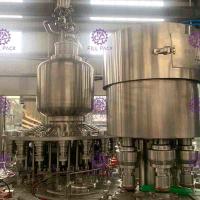 China SGS 0.35MPa Automatic Juice Filling Machine KLCGF24-24-8 with 8000-12000BPH Capacity and 0.15-0.35MPa Pressure for sale