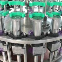 China PET Bottled Juice Filling Machine 6000-8000 BPH with PLC Control for 0.3-2L Beverage Bottles for sale