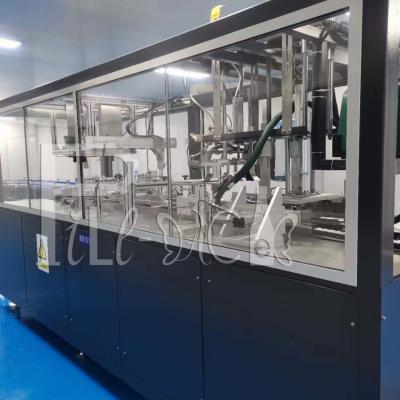 China Hot Glue  Bottle Case Packer Machine automatic continuous feeding for sale