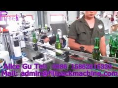 3 em 1 máquina de enchimento de lavagem da selagem da cerveja da garrafa de vidro, linha de enchimento da cerveja da garrafa