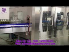 1884 J1 Soft Beverage Carbonated Drink Filling Machine Line Glass Bottle Crown Cap 1000BPH