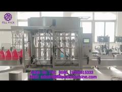 2159 M10 Linear Split-Type Piston Liquid Detergent 6-Station Filling, Capping, and Labeling Producti