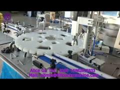2187 M10 Rotary Automatic Dual-Row Bottle Feeding, Filling, and Capping Machine
