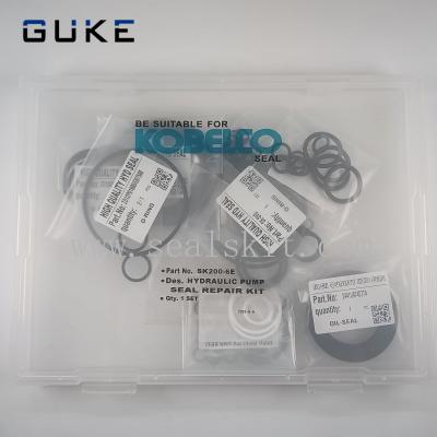 China SK200-6E SK200LC-6E Main Pump Repair Seal Kit YN10V00020F1 2441U474S774 for sale