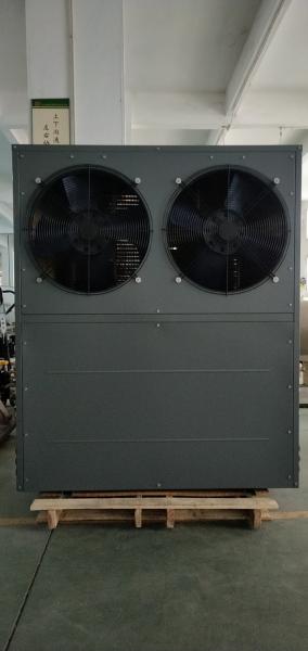Quality Dark Grey Side Discharge Heat Pump Heating Cooling Compact Design for sale