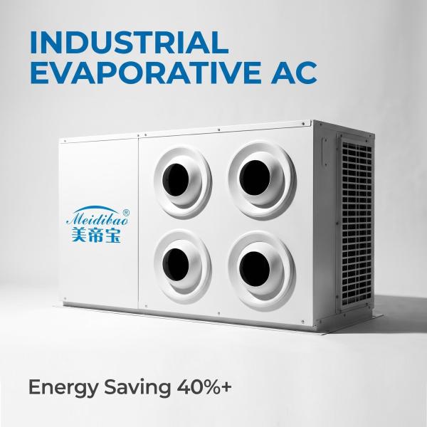 Quality Ceiling Hanging Industrial Air Conditioner with 360° Adjustable Air Direction and Hybrid Evaporative Condensation Tech for Energy Saving for sale