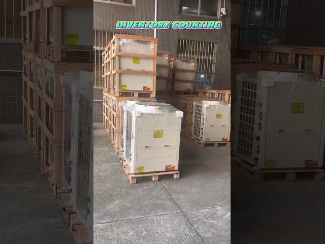 40 кВт боковой 304# нержавеющей стали тепловой насос коммерческий горячая вода воздушный источник тепловой насос