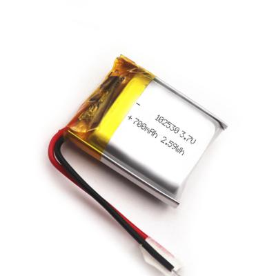 China De Schoonheidsinstrument van kc 102530 700mAh 3,7 V Li Polymer Battery Rechargeable For Massager Te koop