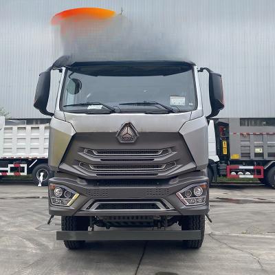 Cina 35 tonnellate 6X4 371 HP sospensione aerea Sinotruk Hohan Dump Truck Manuale per l'estrazione mineraria in vendita