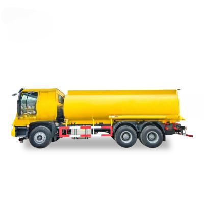 China LHD RHD Driving Type Sinotruk Tipper Truck 20000 Liters 6000 Gallon Howo 6x4 380hp for sale