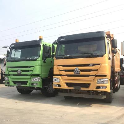 중국 10바퀴 호우 트럭 351-450hp 20m3 일반 운전석과 함께 사용 된 덤프 트럭 판매용