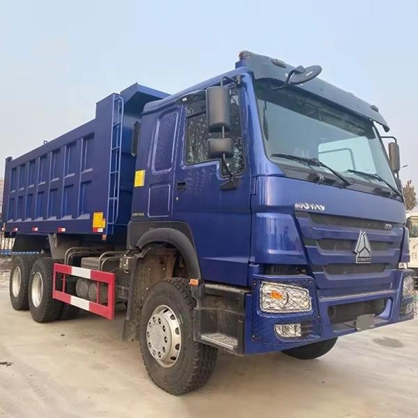 Quality WEICHAI Engine 10-15T Euro 2 Used Howo Dump Truck for Field Installation and for sale