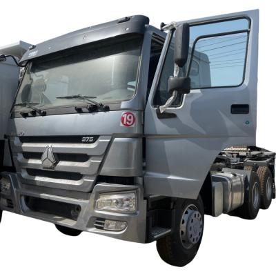 China Vooruitgang nummer 12 Gebruikte Sinotruck Howo Traktor Truck 375HP Euro 4 Euro 3 Euro 2 Te koop