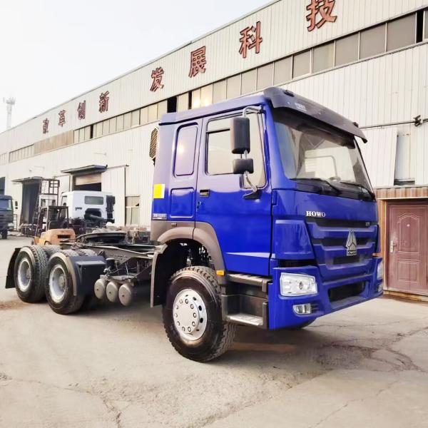 Quality Affordable Used HOWO 6X4 375HP Tractor Truck Head with Comfortable Cabin in for sale