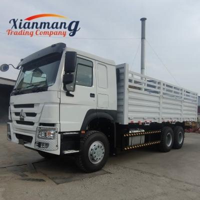 China 371hp Diesel Howo Cargo Truck , Sinotruk 6*4 10 Wheelers Used Cargo Truck for sale